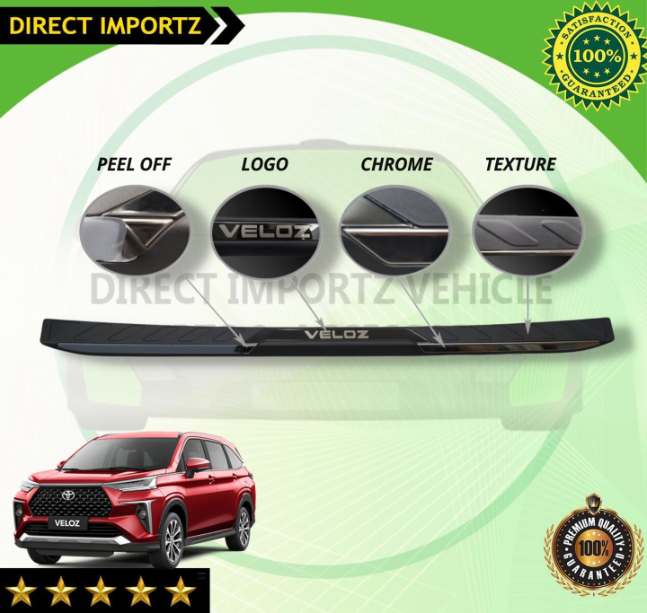 Toyota Veloz 2022 to 2025 OEM Rear Stepsill Rear Bumpoer Black Veloz ...