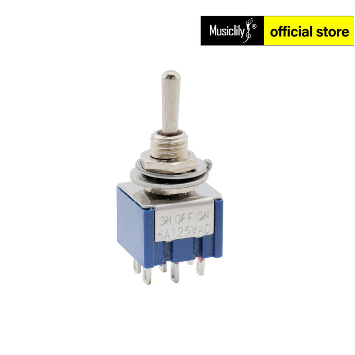 Musiclily 3 Way Guitar On-Off-On 6-Foot Mini Toggle Switch | Lazada PH