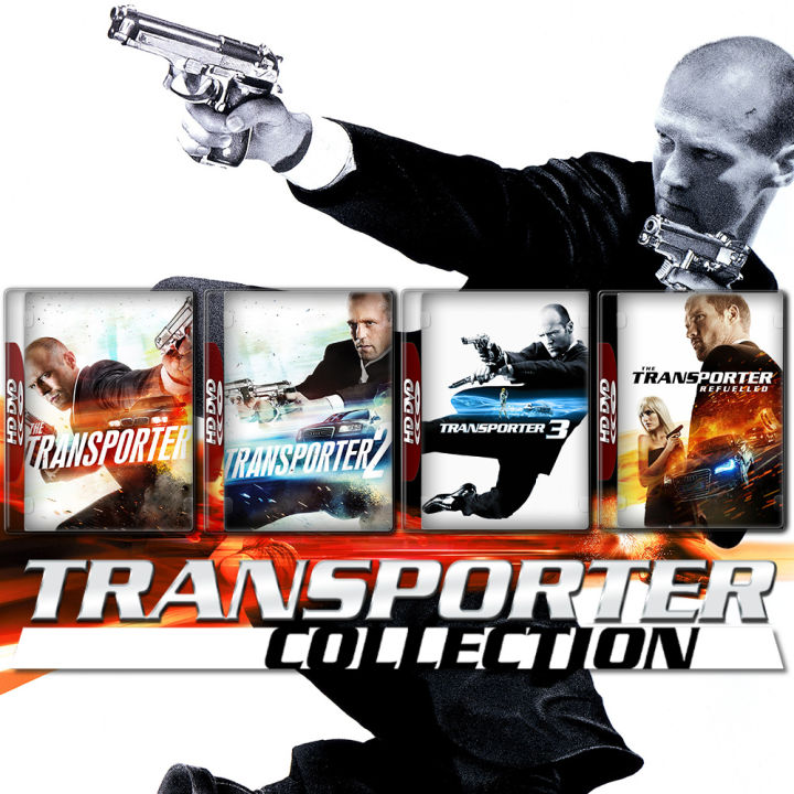 The Transporter ทรานสปอร์ตเตอร์ ภาค 1-4 DVD หนัง มาสเตอร์ พากย์ไทย ...