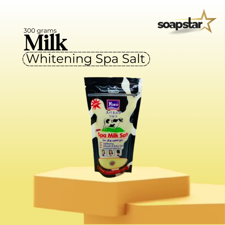 Body Salt Scrub Whitening Yoko Spa Salt Milk 300g whitening anti aging ...