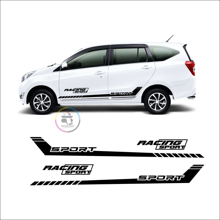 sticker cutting Striping sport racing garis universal 1set untuk mobil ...