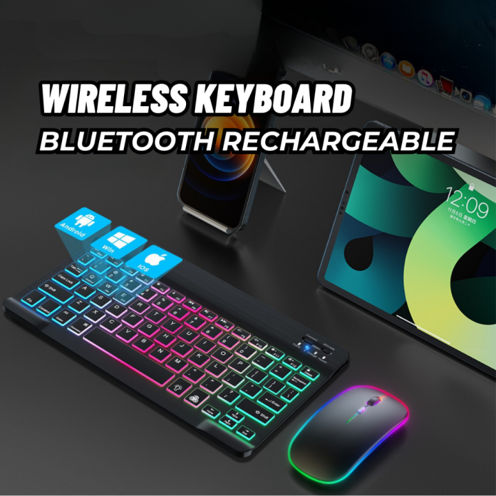 Keyboard + Mouse Universal Wireless Gaming Wireless For IOS / Android ...