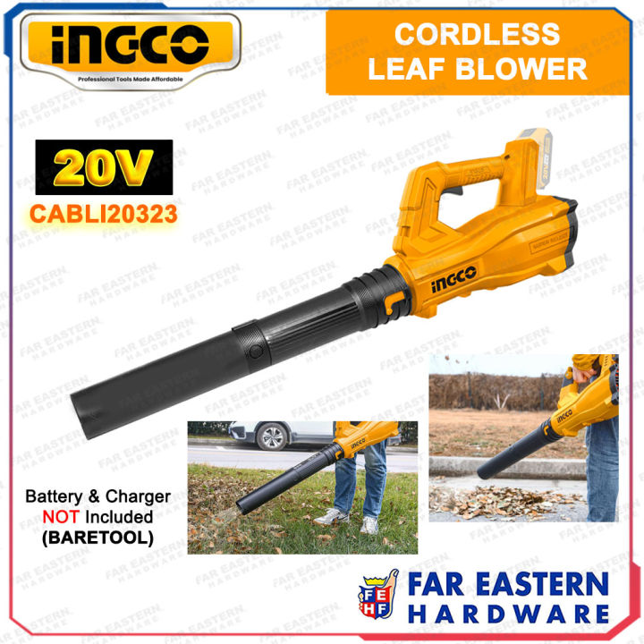 INGCO Cordless Leaf Air Blower 20V Baretool CABLI20323 INPTCL | Lazada PH
