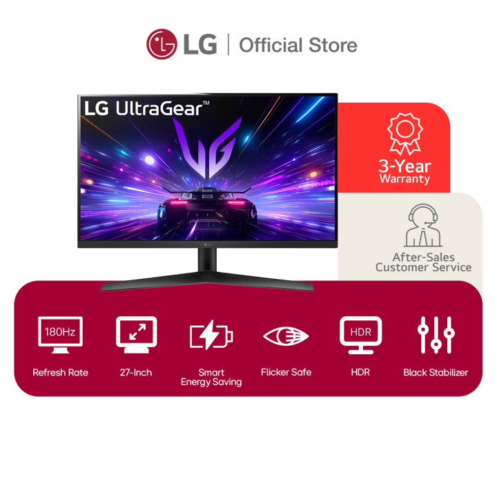 LG 27” UltraGear Gaming Monitor - 27GS60F | Lazada PH