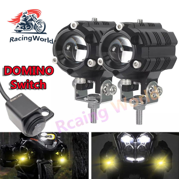 Mini Driving Light V5 High and Low Beam White and Yellow Single And ...