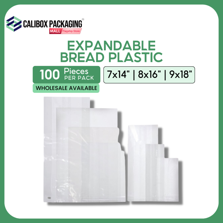 Calibox Packaging Expandable Bread Plastic Loaf Tasty Clear Plastic ...