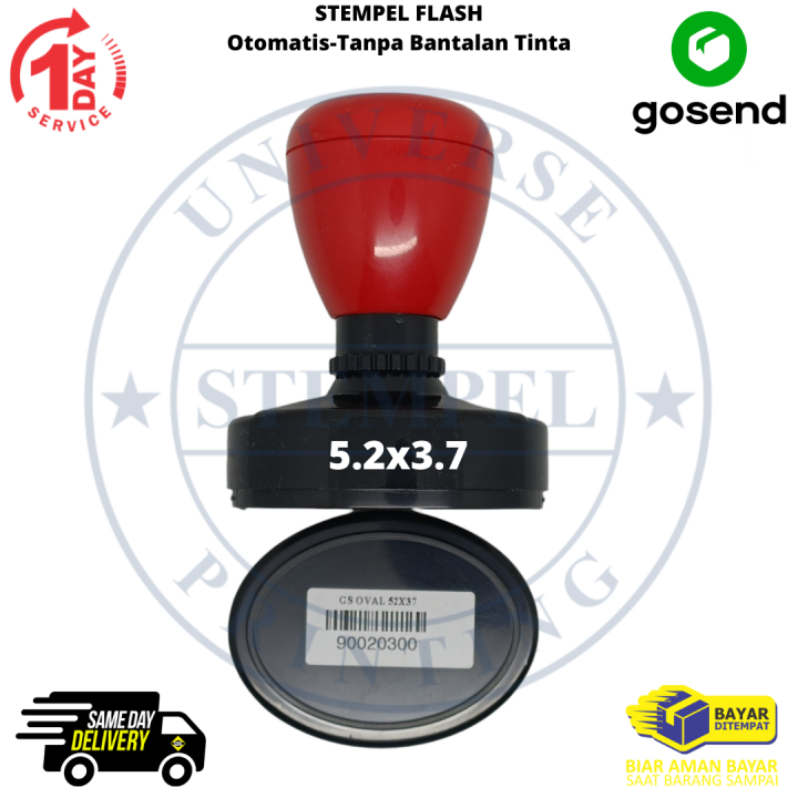 (5237) Cetak Stempel Flash Otomatis - Tanpa Bantalan Tinta Stempel Kilat | Lazada Indonesia