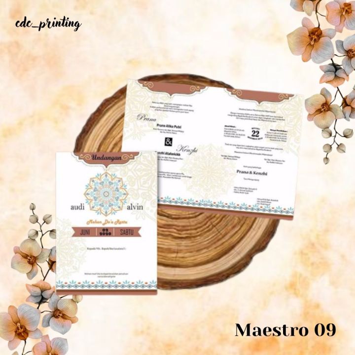 [isi 100 lembar] UNDANGAN PERNIKAHAN MAESTRO 09-14| UNDANGAN MODERN ...
