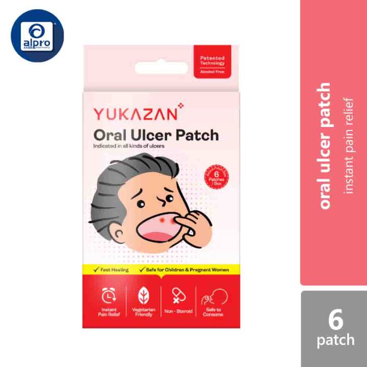 Yukazan Oral Ulcer Patch (6 Pieces) - For All Kind Of Oral & Canker ...