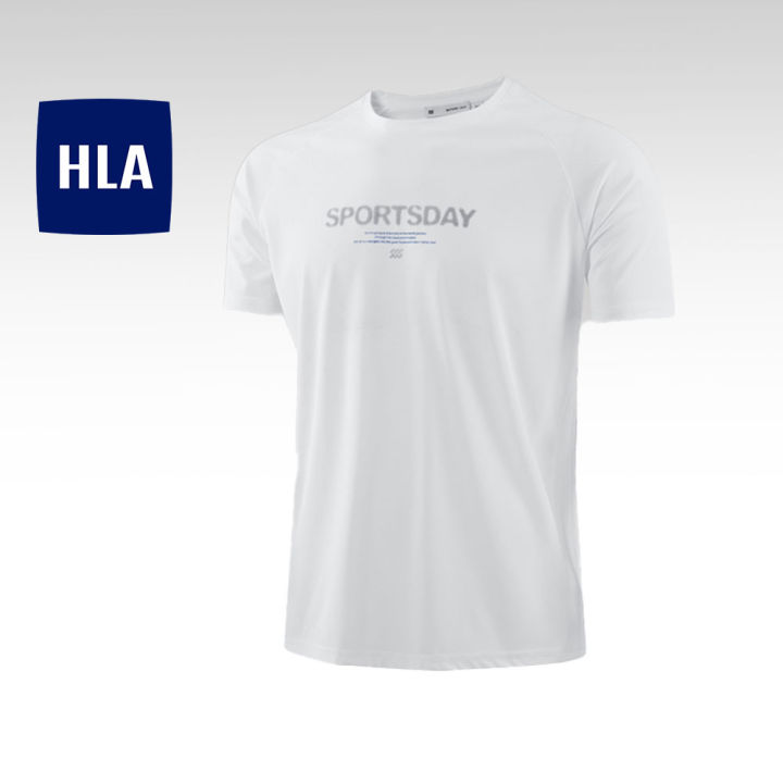 HLA Sportsday Series Summer Outdoor Sport Short Sleeve T-Shirt Men ...