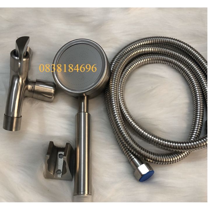 Bộ củ sen và tay sen tắm lạnh inox 304, củ sen inox 304 lạnh, Tay sen ...