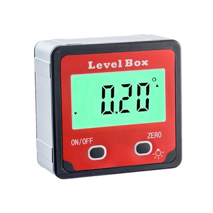 4*90 Degree 2 Button Digital Display Inclination Box Digital Level ...
