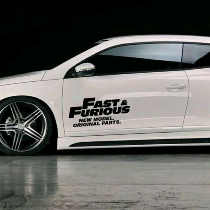 Sticker fast n furious new model stiker cutting pintu mobil terbaru ...