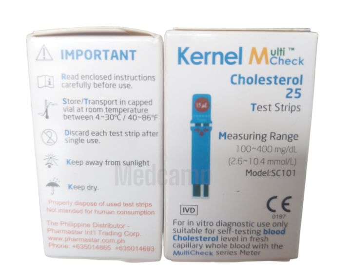 Strips Kernel Multi Check 3-in-1 (Cholesterol, Uric, Glucose) | Lazada PH