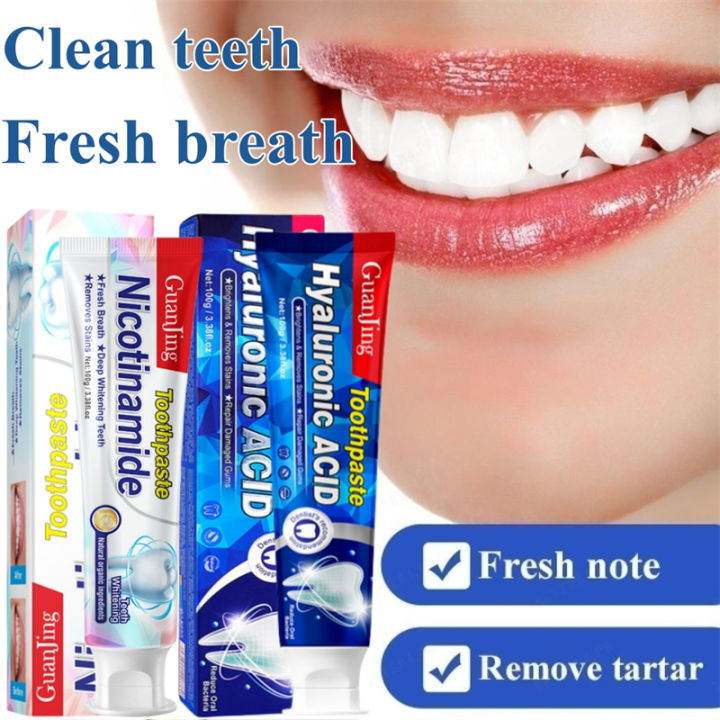100g Fresh and Minty Toothpaste Teeth Whitening Gum Retreat Swelling ...