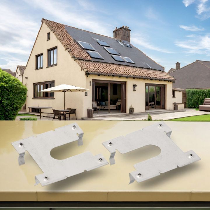 Gracekarin Earth Plate Grounding Steel Clip Solar Panels PV Roof ...
