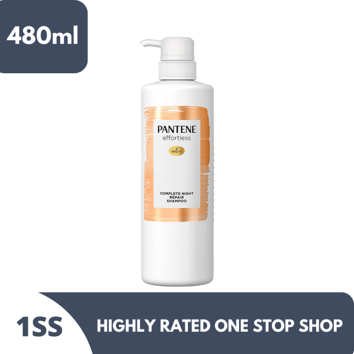 Pantene Effortless Complete Night Repair Shampoo 480ml | Lazada PH