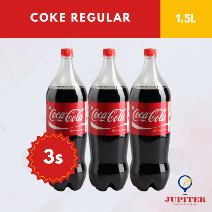 Coke Regular 1.5L Pack of 3 | Lazada PH