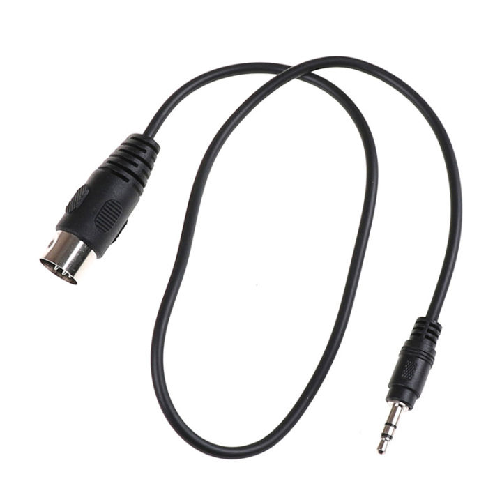 1x DIN 5 Pin Din MIDI Male Plug To 3.5mm Male Stereo Jack Audio Cable ...