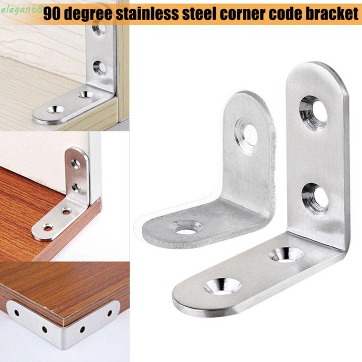 1Pcs L Shape Right Angle Bracket Stainless Steel Angle Fixed Bracket 90 ...