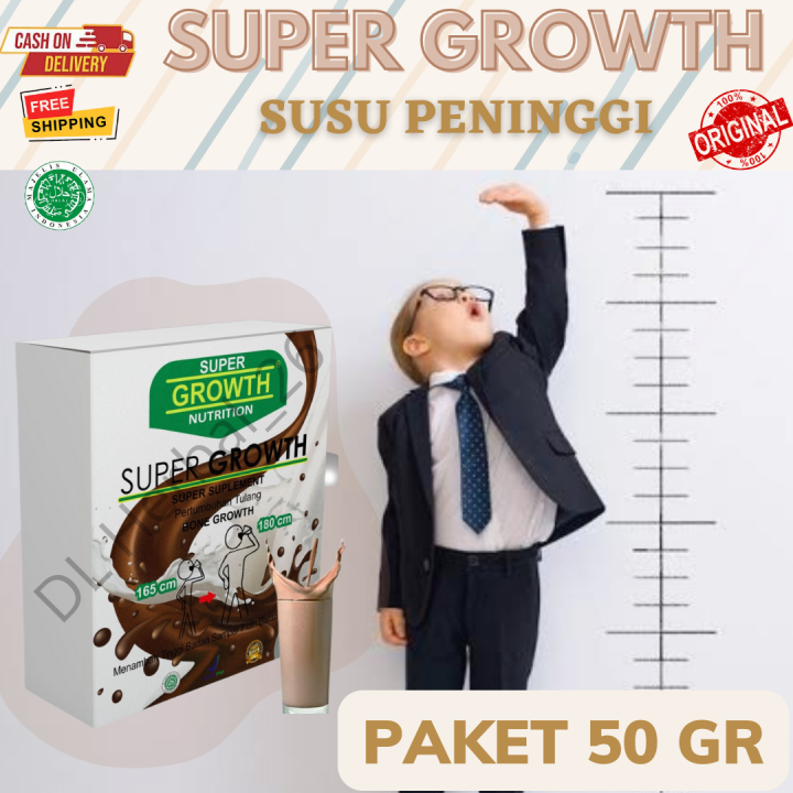 SUPER GROWTH SUSU COKLAT 5 HARI– Peninggi Badan Terlaris, Susu penambah ...