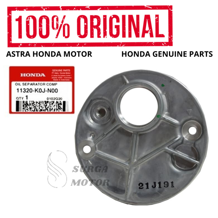 Oil Separator Dudukan Seal Kruk As Kiri Genio Scoopy K2F Beat Street K1A Original Honda AHM ...