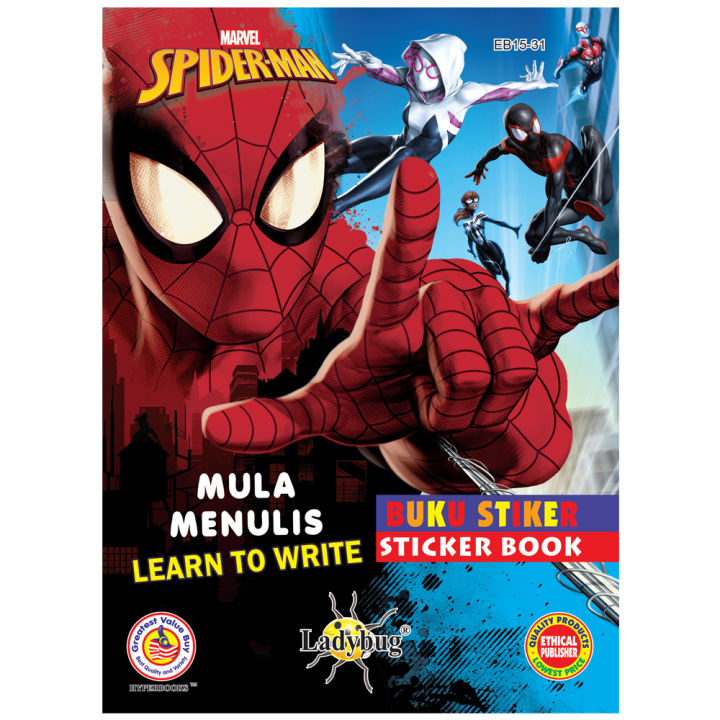 Spider-Man Sticker Book 16 Pages B5 Size EB15 - 31 | Lazada