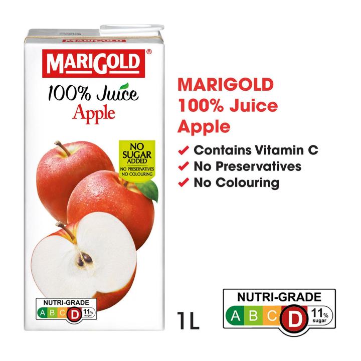 Marigold 100% Apple Juice 1L - No Sugar Added | Lazada Singapore