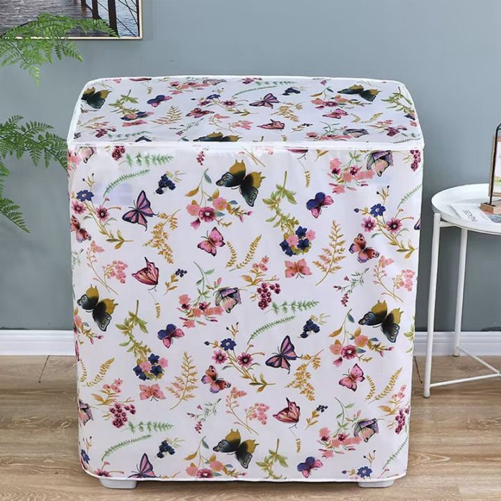 7-15kg Washing Machine Cover Waterproof Sunscreen Double Cylinder Bar ...