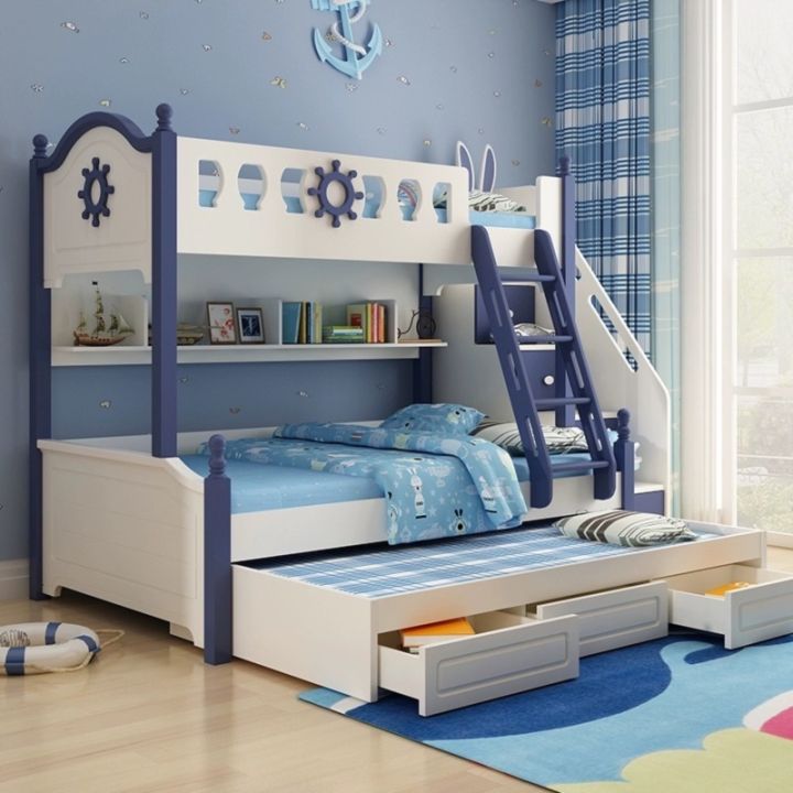 [pre-order] High and low bed children's bunk bed adult small apartment ...