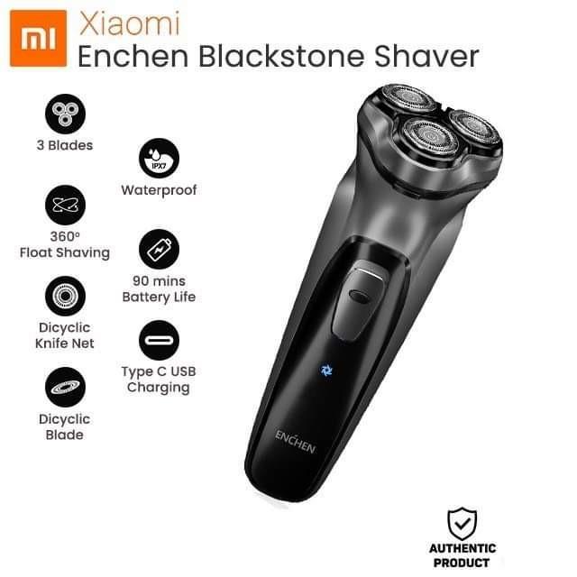 Enchen Black Stone 3D Electric Shaver Smart Control Blocking Protection ...