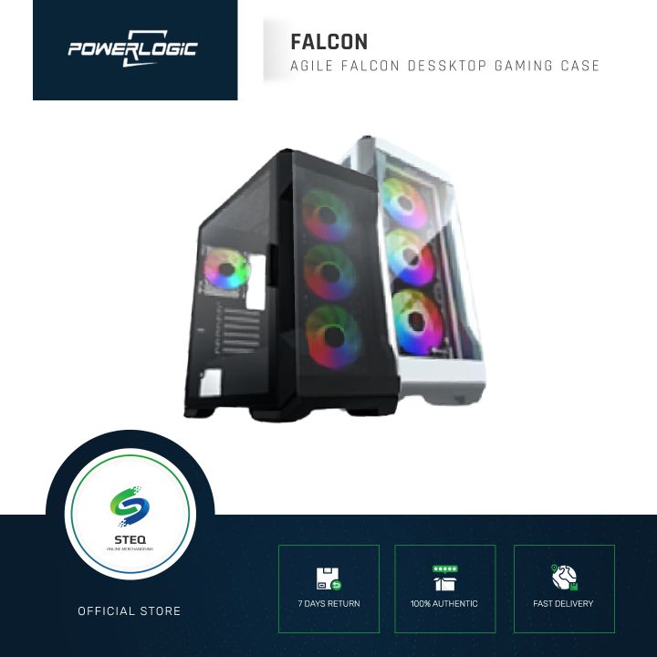 STEQ PowerLogic Falcon Agile Gaming Series Casing | Lazada PH