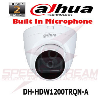 DAHUA 2MP Dome Build In Microphone CCTV CameraHFW-1200TRQN-A | Lazada PH