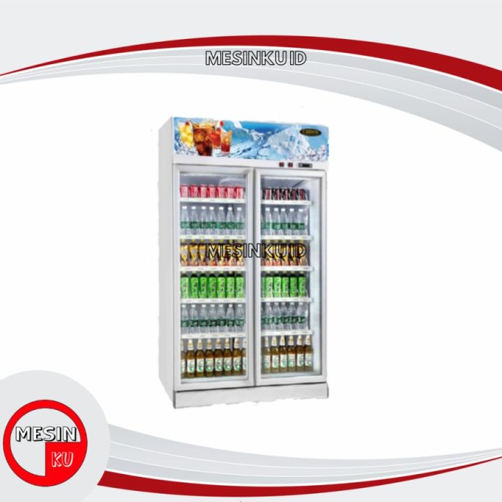Showcase Chiller LG-1200 Crown Horeca Display Cooler 2 Door 1200 Liter ...
