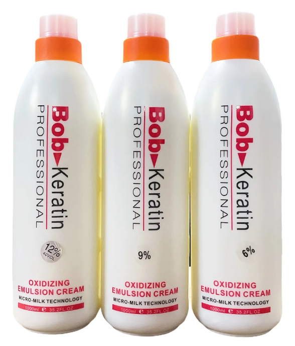 Bob Keratin Professional Hair Color Oxidant Cream Oxidizer Oxidizing ...