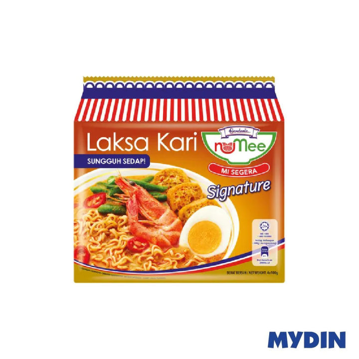 Gardenia NuMee Signature Instant Noodles Curry Laksa Flavour (4's x ...