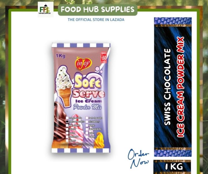 Injoy Swiss Chocolate Soft Serve Ice Cream Powder 1KG | Lazada PH