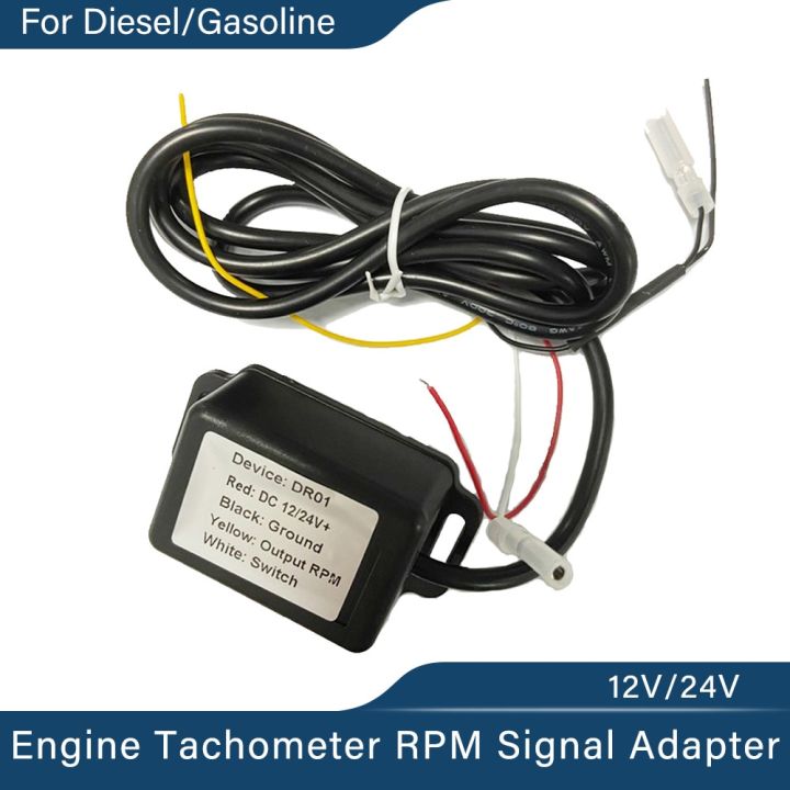 Waterproof Diesel Gasoline Engine Tacho RPM Signal Adapter Tachometer ...