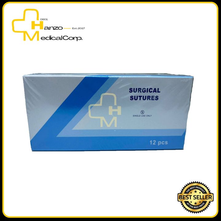 SURGITECH SILK ROUND/CURVED SURGICAL SUTURE | Lazada PH
