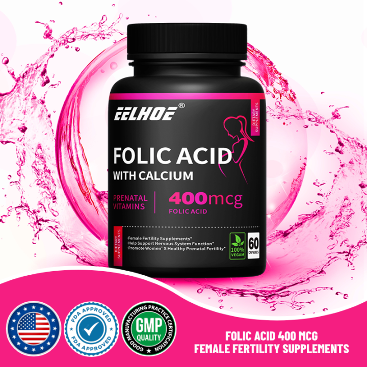 Folic Acid 400 Mcg, Prenatal Vitamin, Cardiovascular Protection ...