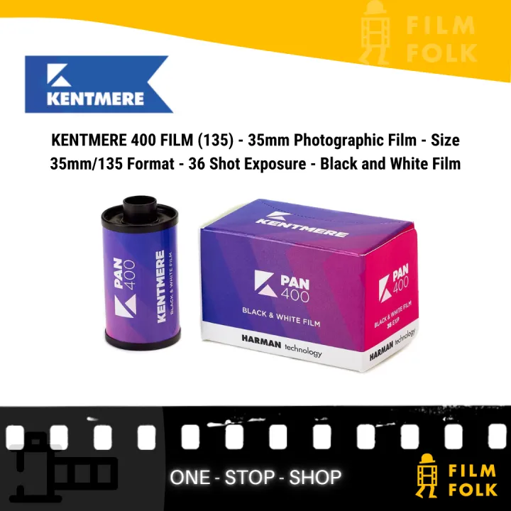 KENTMERE 400 FILM (135) - 35mm Photographic Film - Size 35mm/135 Format ...