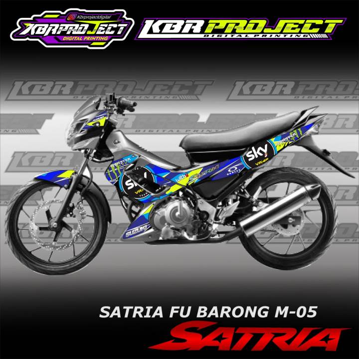 [COD]Stiker SATRIA striping SATRIA FU BARONG motor SUZUKI motor sticker ...