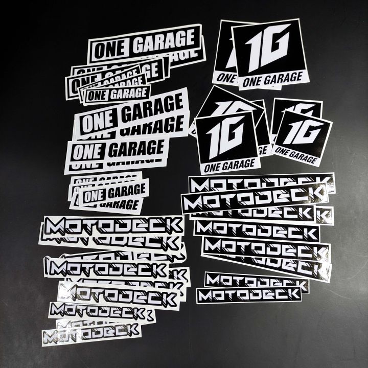 1G Motodeck Motorcycle Stickers Laminated Outdoor Decals Fan Made (One ...