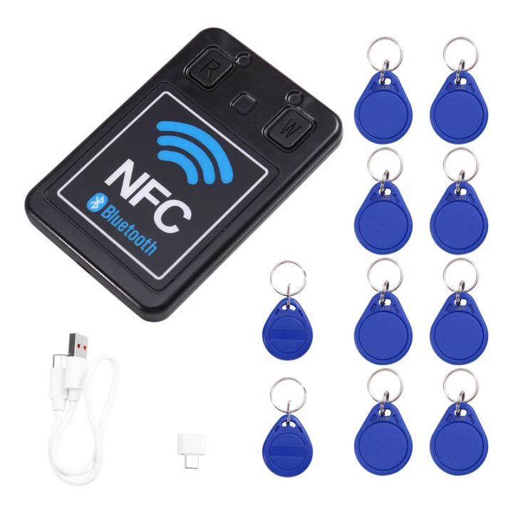 【Ntcpefy】NFC-PRO 13.56MHz 125Khz Dual-Band RFID Smart Chip Card Copier ...