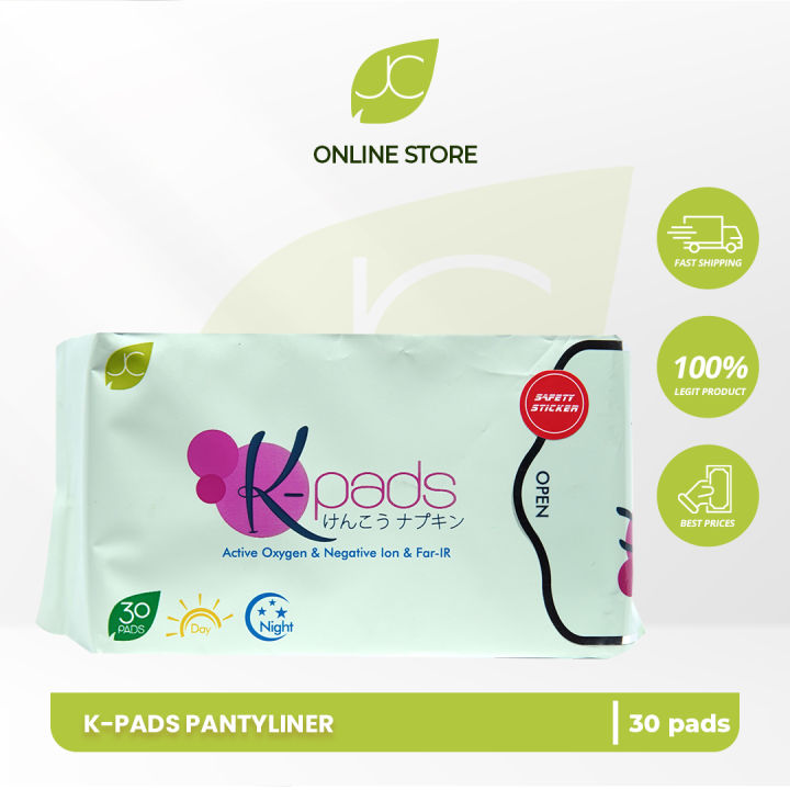K-Pads Panty Liner | Active Oxygen & Negative Ion & Far-IR | Lazada PH