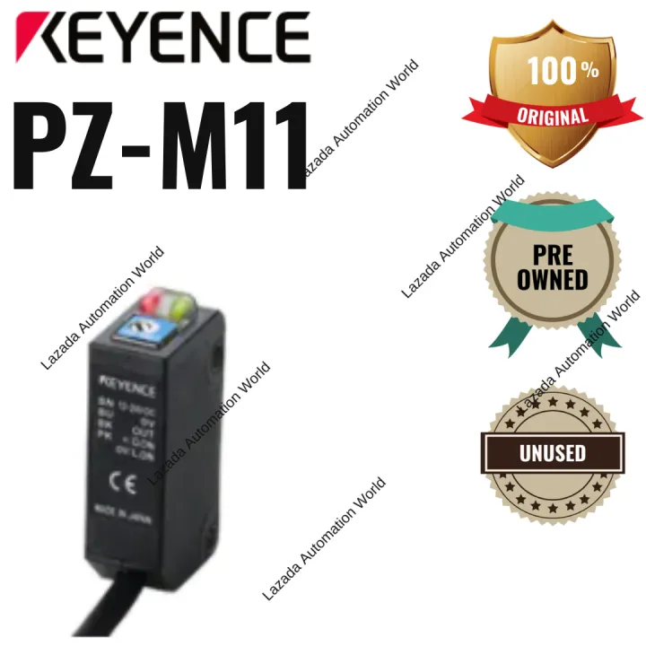 Keyence Sensor PZ-M11 Square Reflective Cable Type, NPN PZM11 PZ-M1 PZ ...