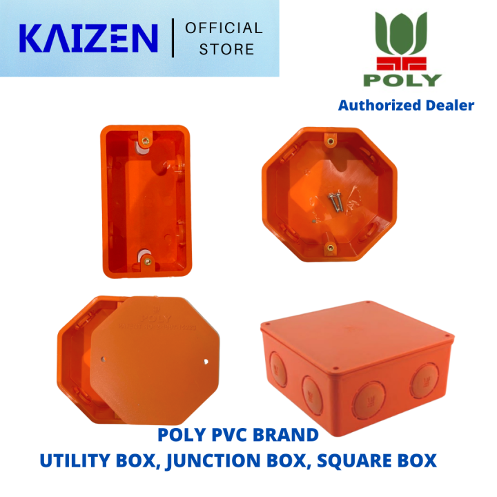Poly PVC Brand Utility Box Junction Box Square Box | Lazada PH
