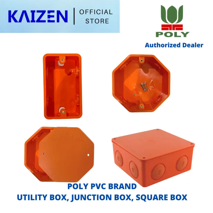 Poly PVC Brand Utility Box Junction Box Square Box | Lazada PH