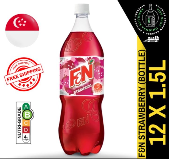 F&N Strawberry 1.5L X 12 (BOTTLE) | Lazada Singapore