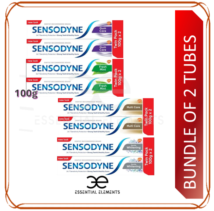 [BUNDLE OF 2 TUBES] SENSODYNE TOOTHPASTE Gentle Whitening Tooth Paste ...